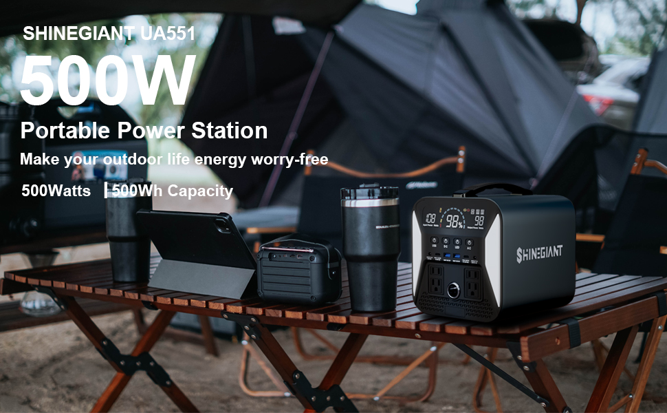 Multi purpose I 500W 500Wh Lithium Battery Portable Power Station ...